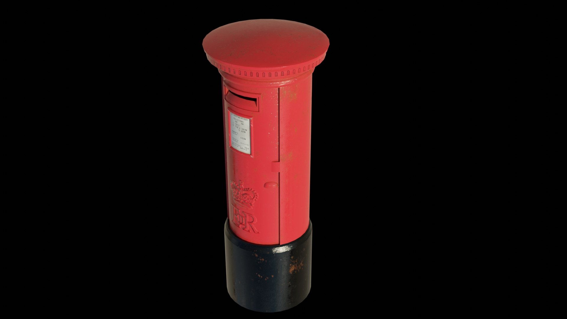 London Red Mailbox 3D Model - TurboSquid 2120547
