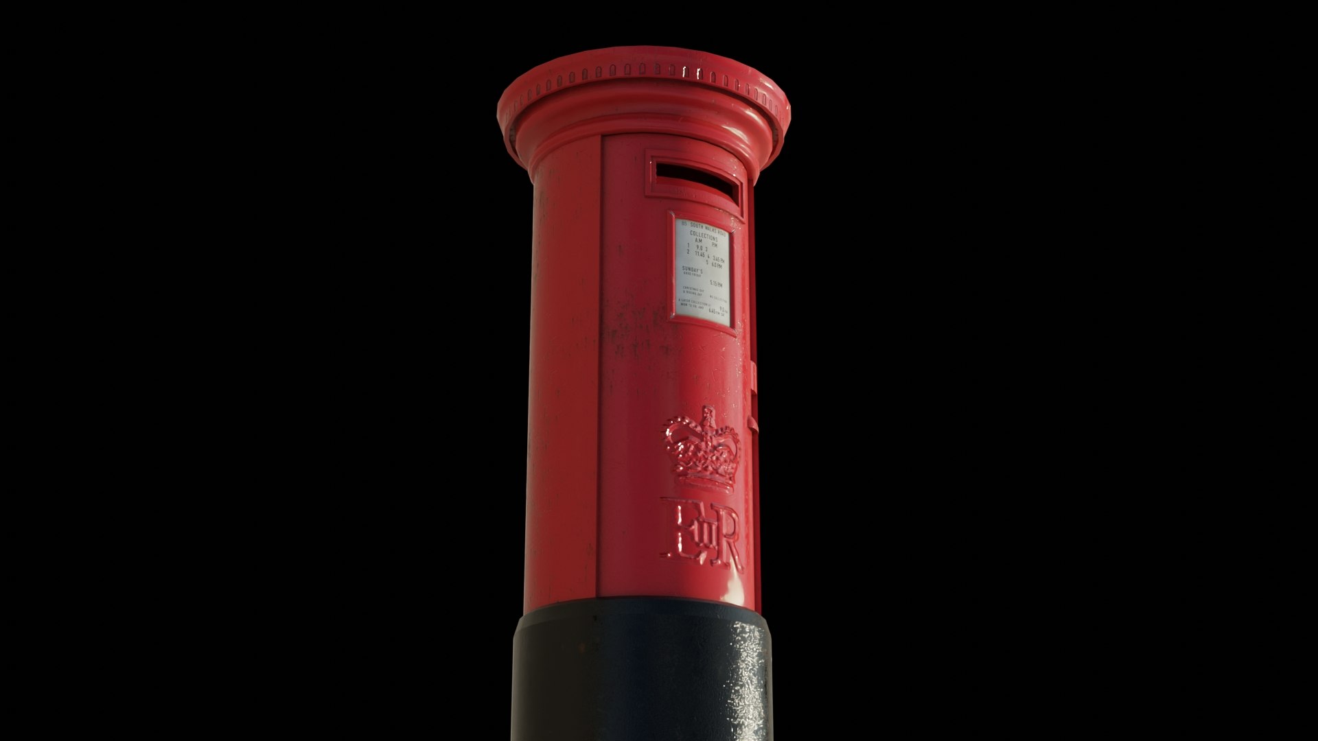 London Red Mailbox 3D Model - TurboSquid 2120547