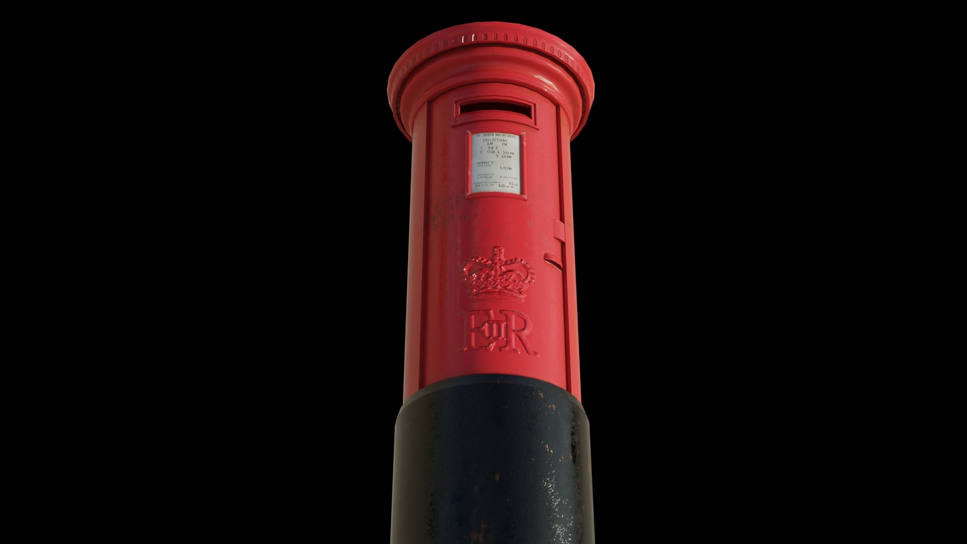 London Red Mailbox 3D Model - TurboSquid 2120547
