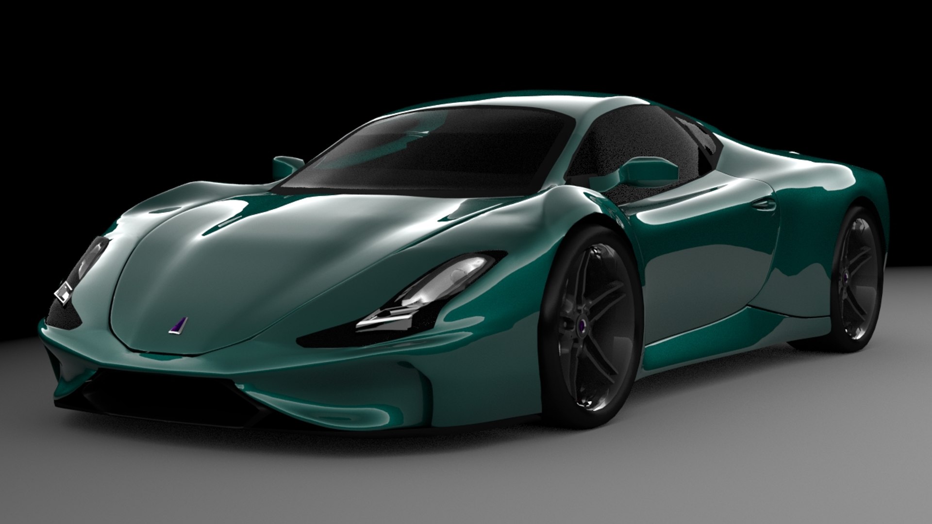 3D fictional supercar - TurboSquid 1381030