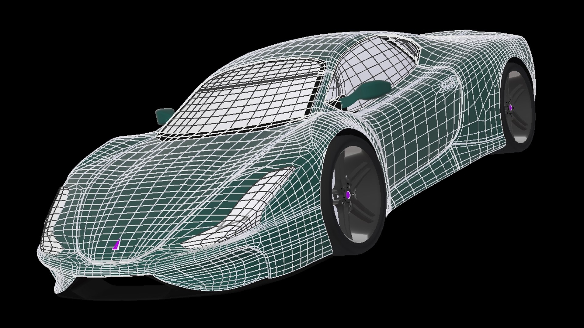 3D fictional supercar - TurboSquid 1381030