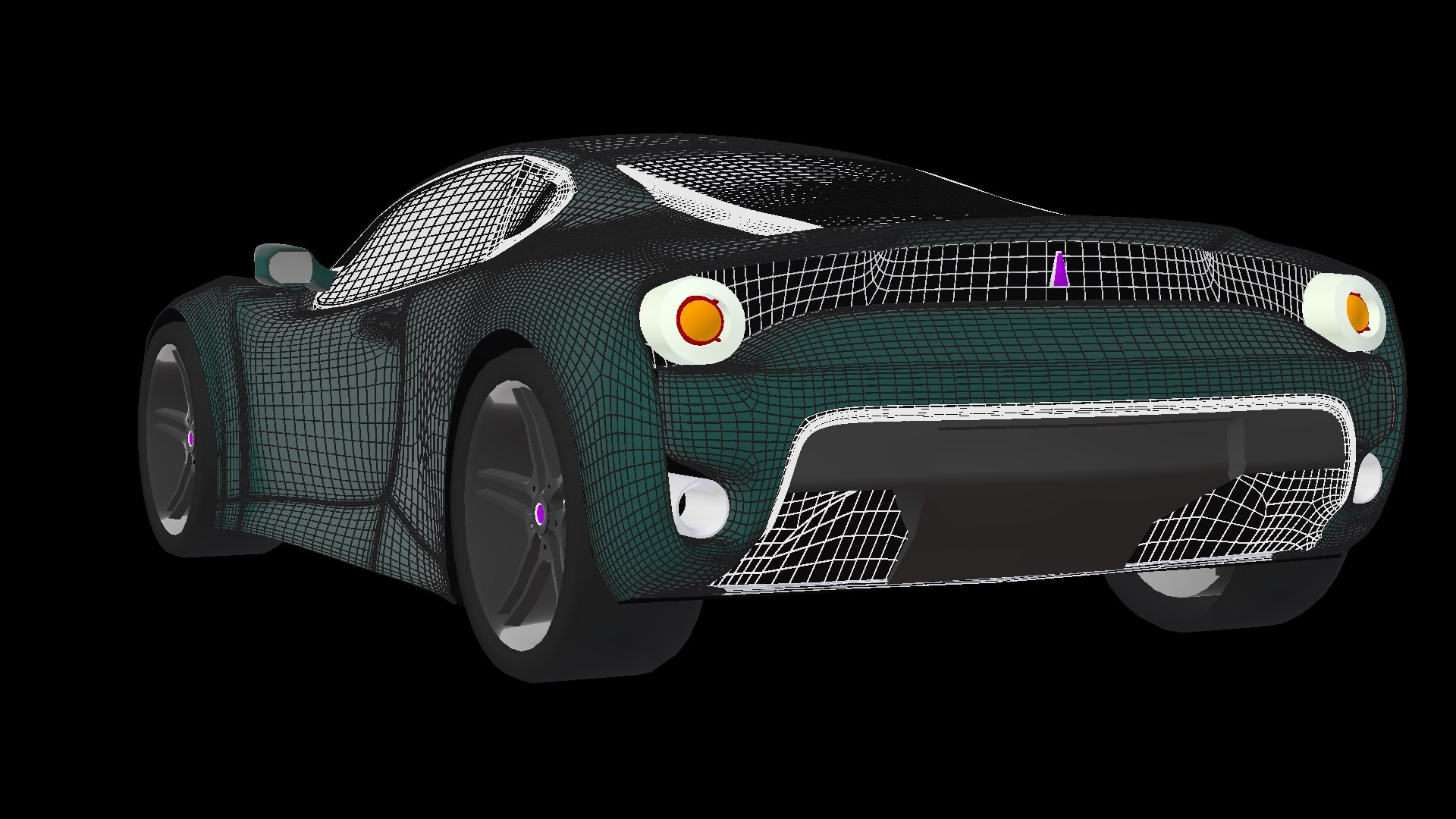3D fictional supercar - TurboSquid 1381030