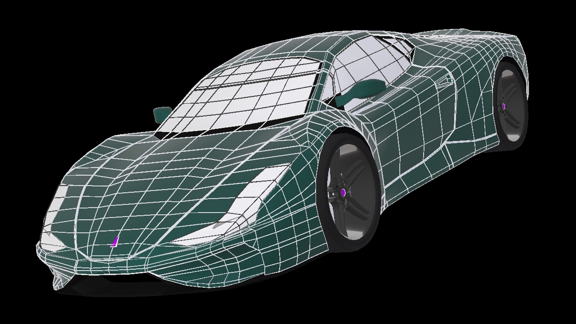3D fictional supercar - TurboSquid 1381030
