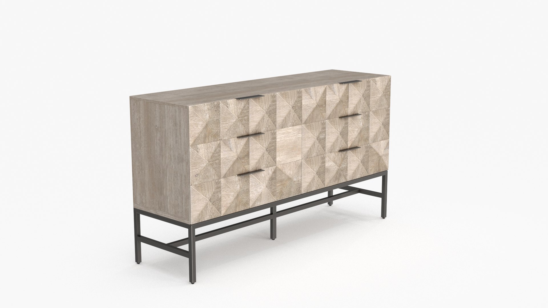 Vesper Dresser Grey Model - TurboSquid 2267581