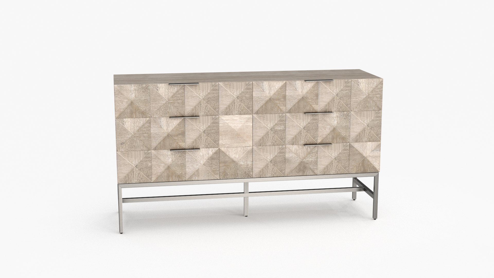Vesper Dresser Grey Model - TurboSquid 2267581