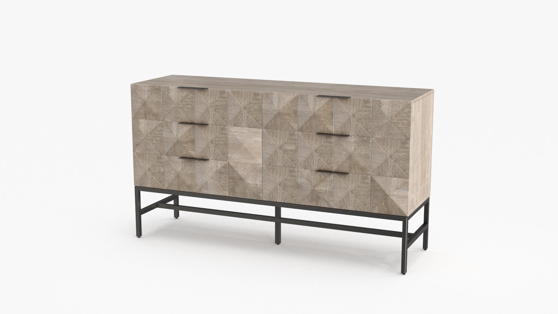 Vesper Dresser Grey Model - TurboSquid 2267581