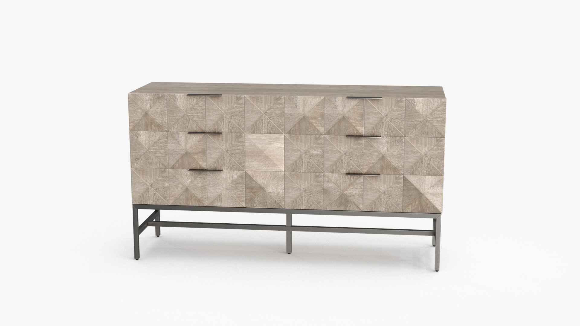 Vesper Dresser Grey Model - TurboSquid 2267581