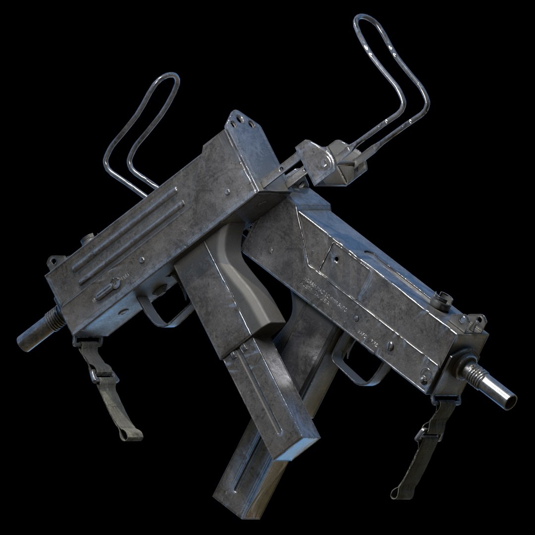 Mac 10 3D - TurboSquid 1737292