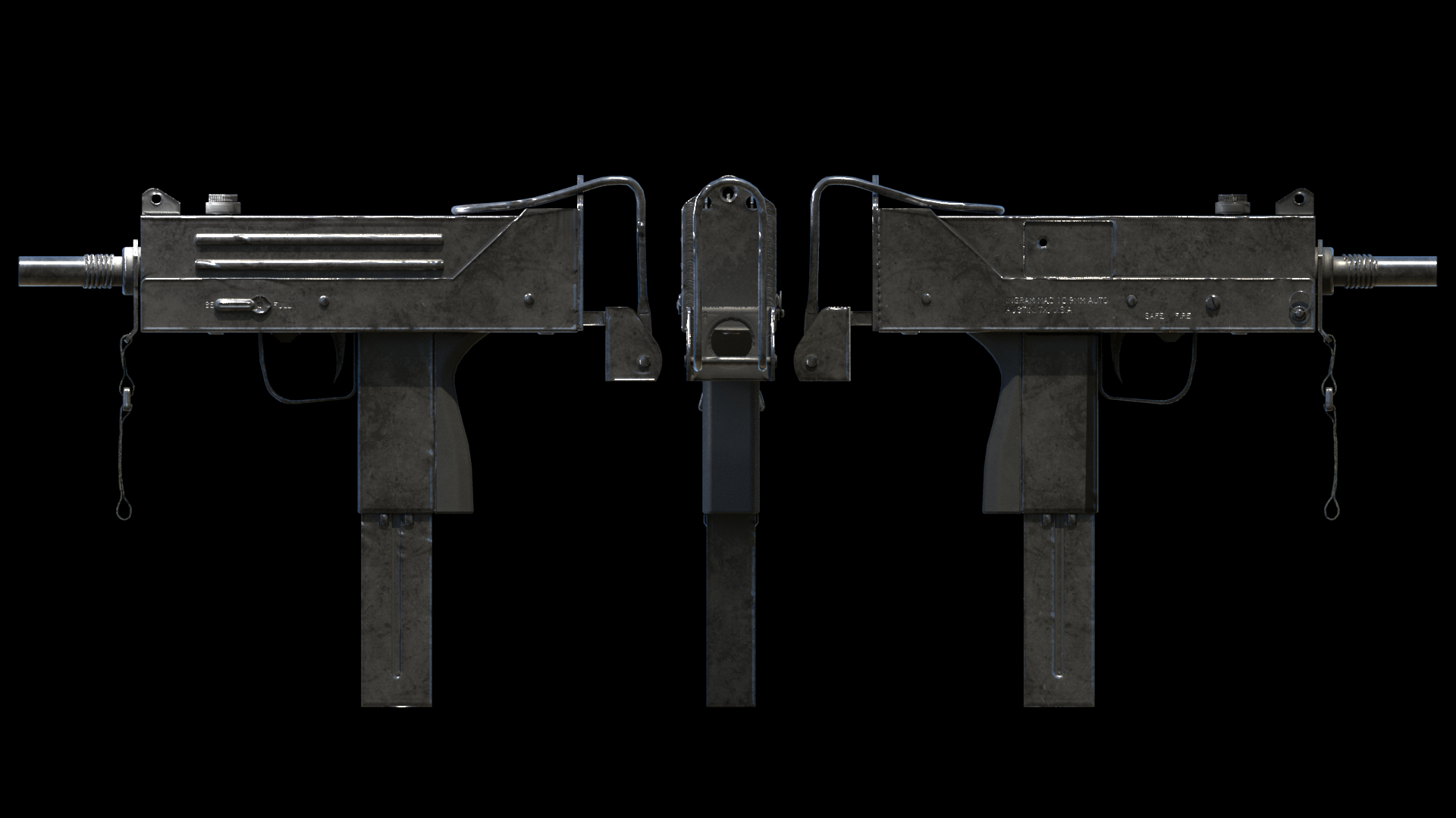 Mac 10 3D - TurboSquid 1737292