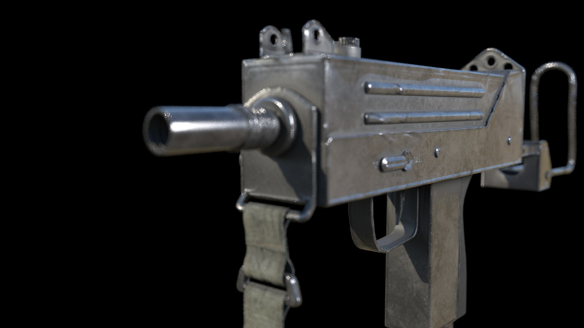 Mac 10 3D - TurboSquid 1737292