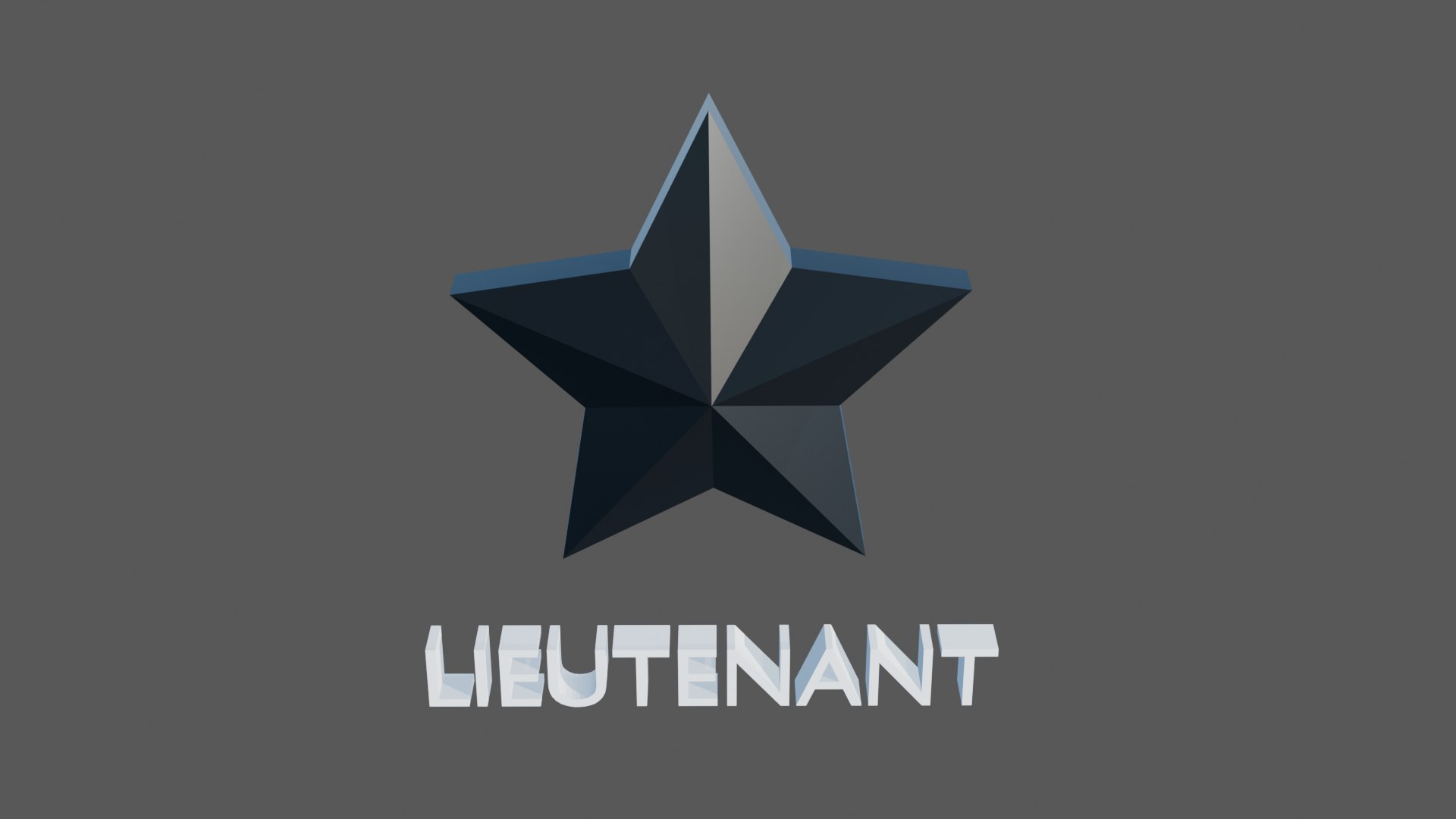 Military Rank Lieutenant Model - TurboSquid 2450086