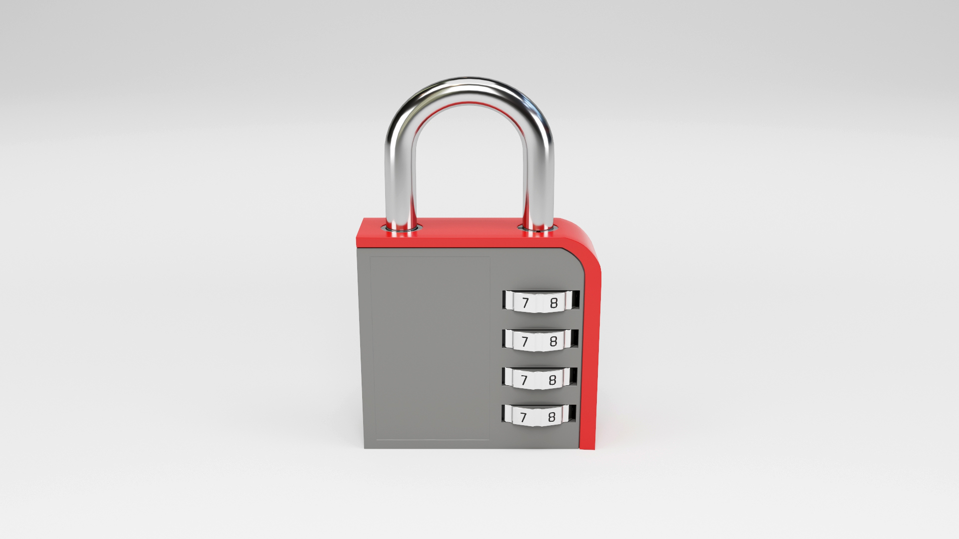 Combination Lock 3D Model - TurboSquid 1684333