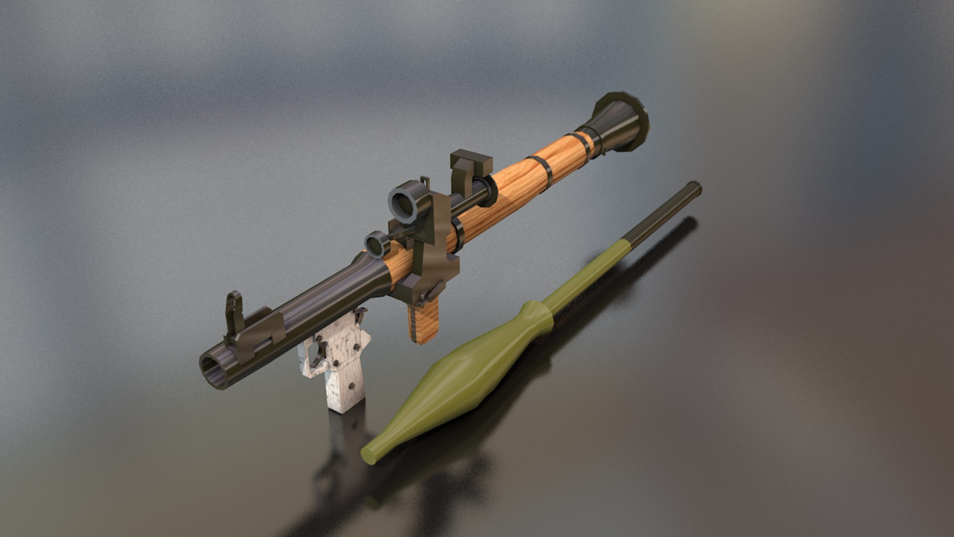Rpg-7 Hand Heavy Weapon Model - TurboSquid 1448423