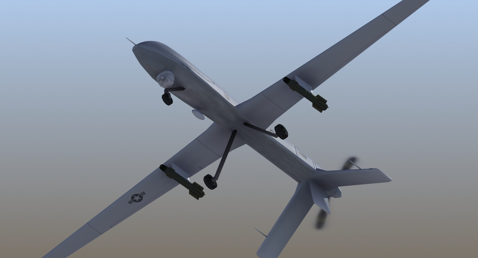 Mq-1 Predator Drone 3d Model