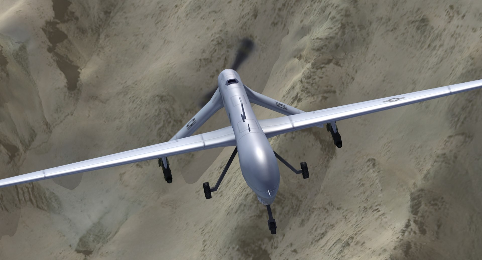 Mq-1 Predator Drone 3d Model