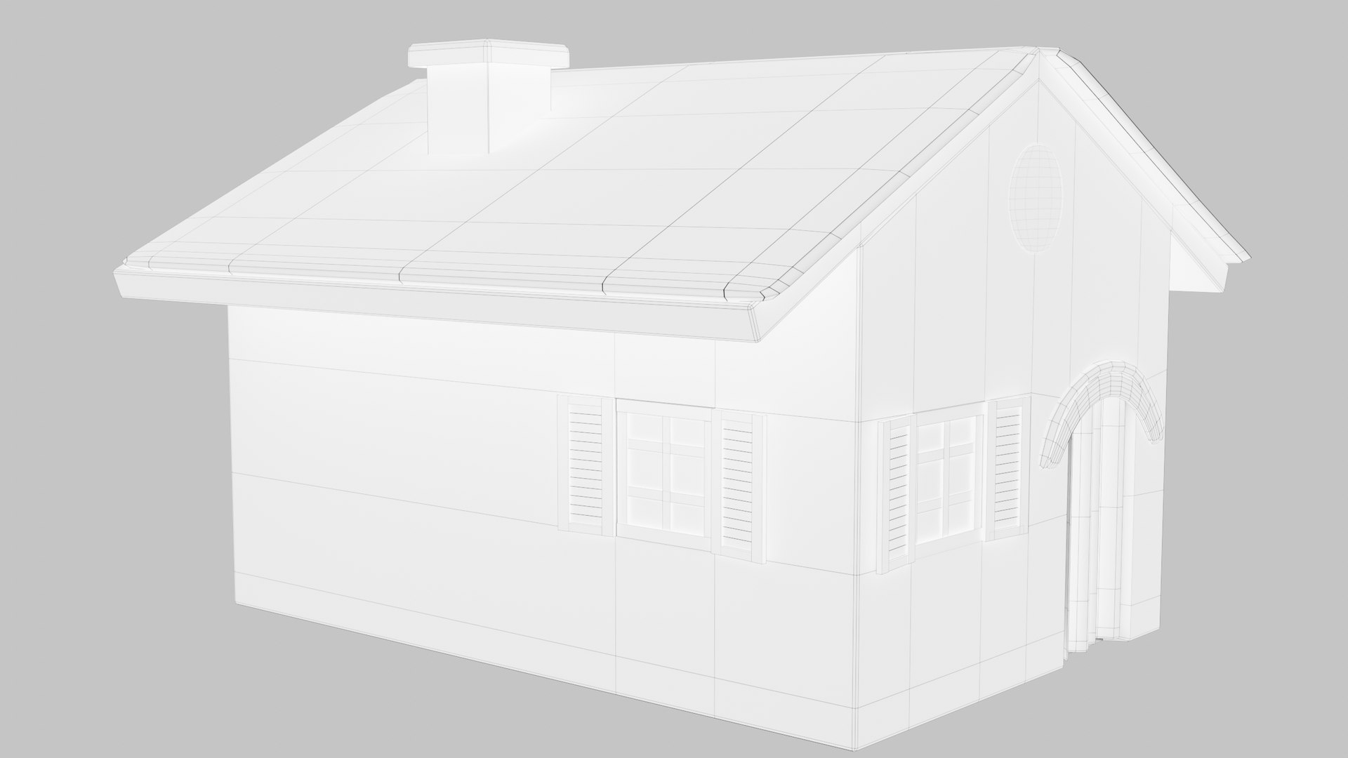 Winter House 3D Model - TurboSquid 2150133