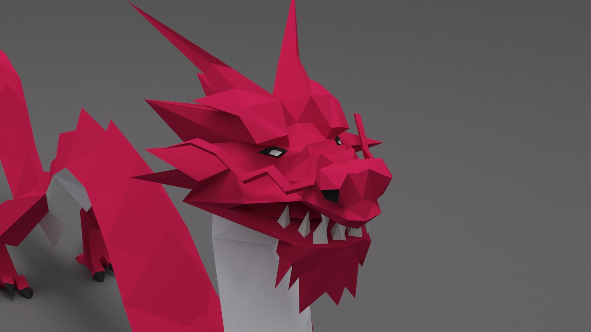Dragon Low Poly 3D - TurboSquid 2193108