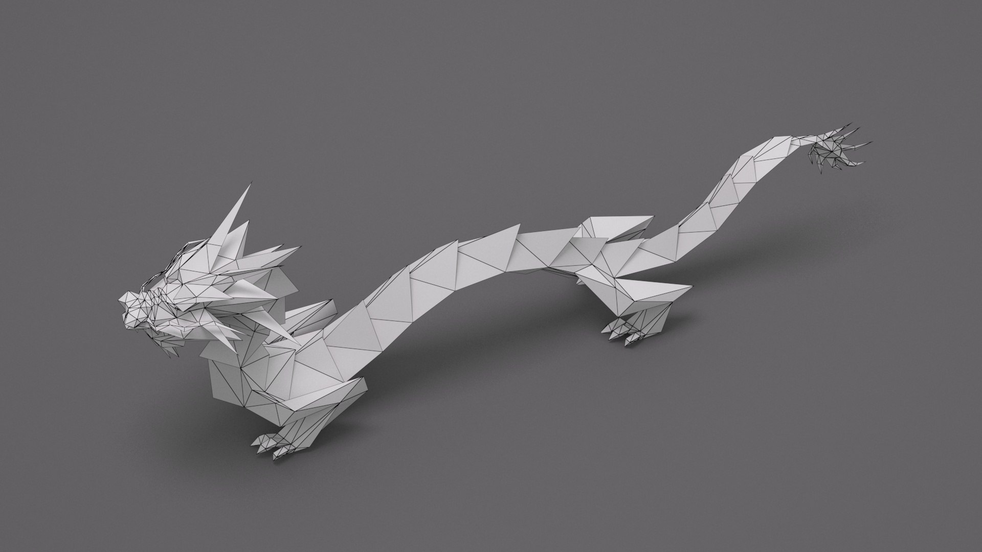 Dragon Low Poly 3D - TurboSquid 2193108