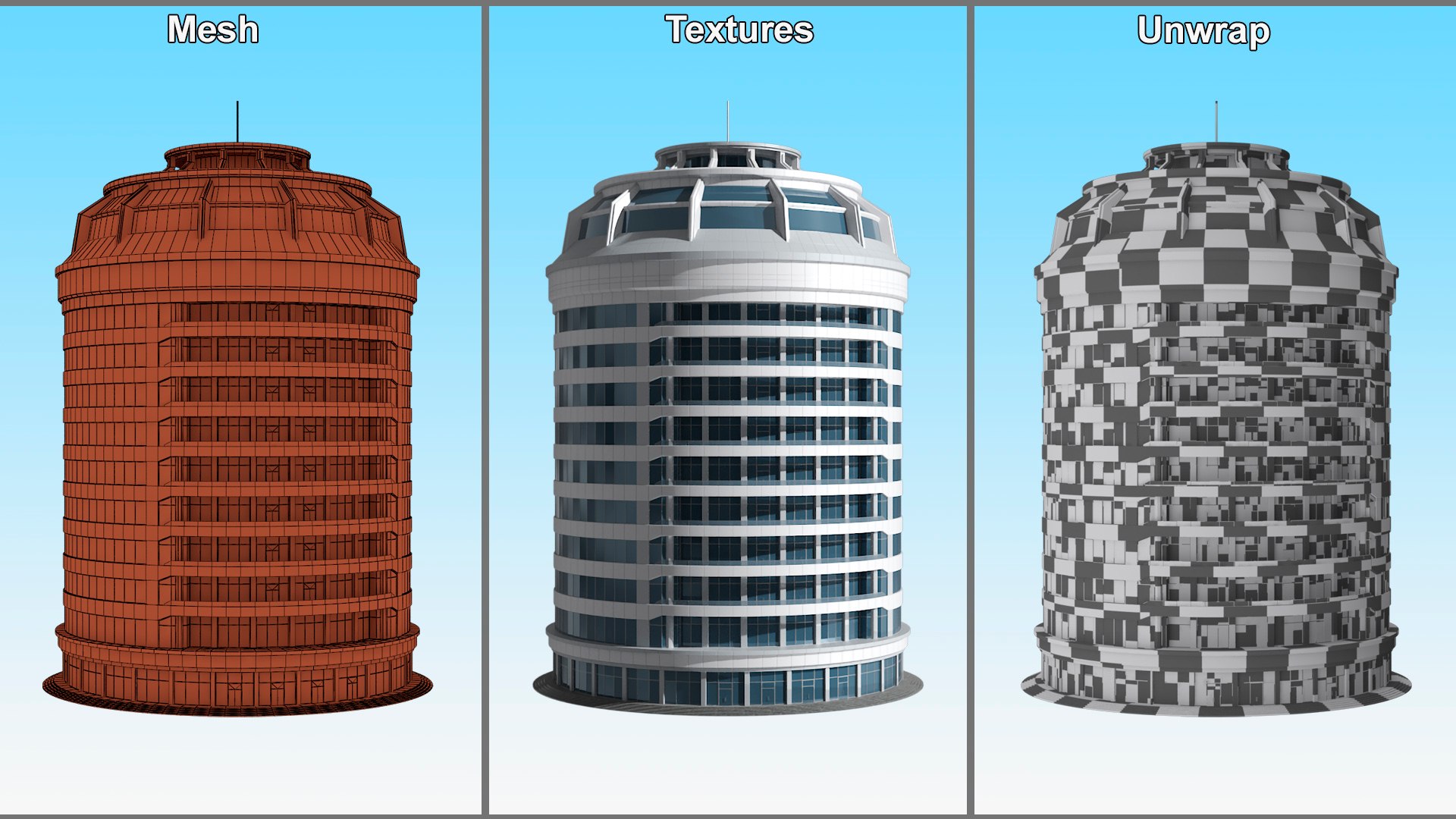 3D Futuristic Urban Building Model - TurboSquid 2330079