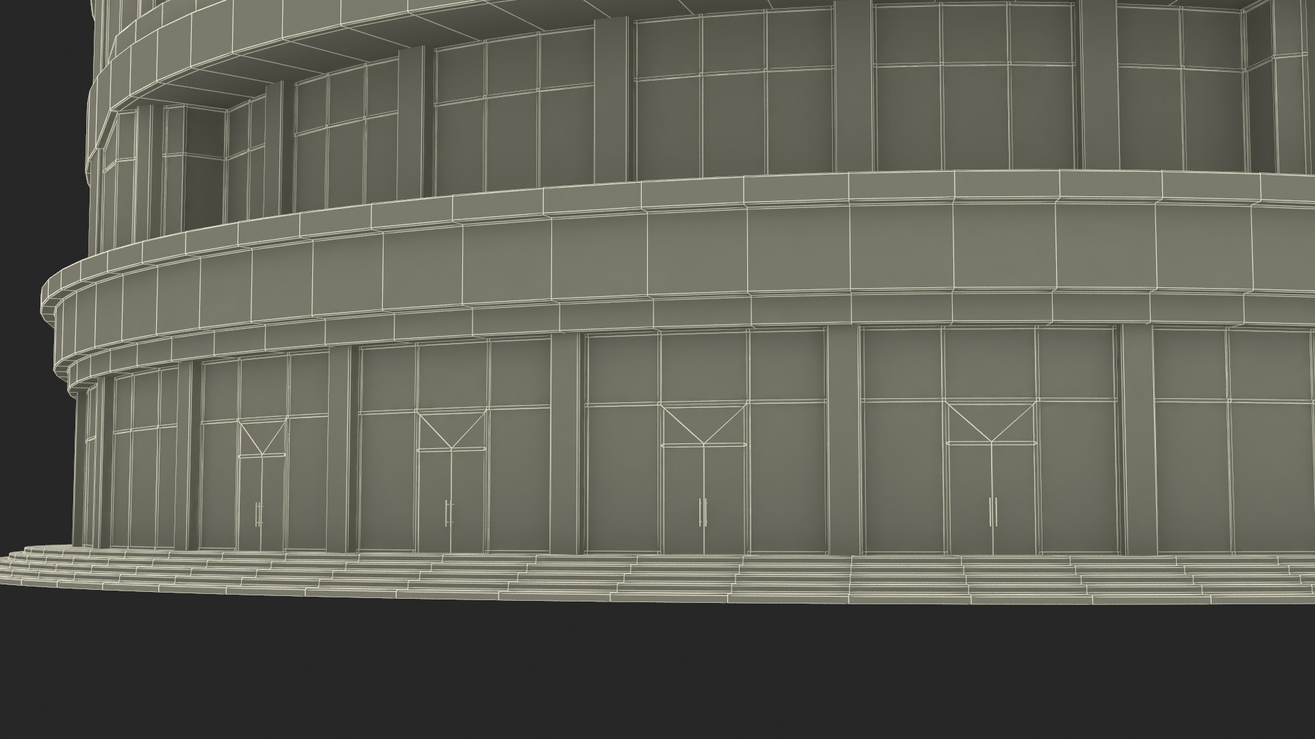 3D Futuristic Urban Building Model - TurboSquid 2330079