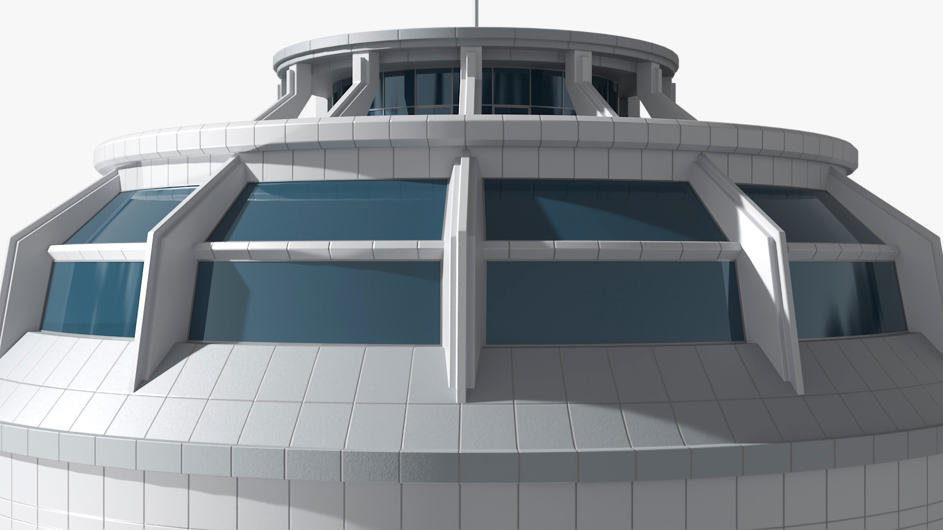 3D Futuristic Urban Building Model - TurboSquid 2330079