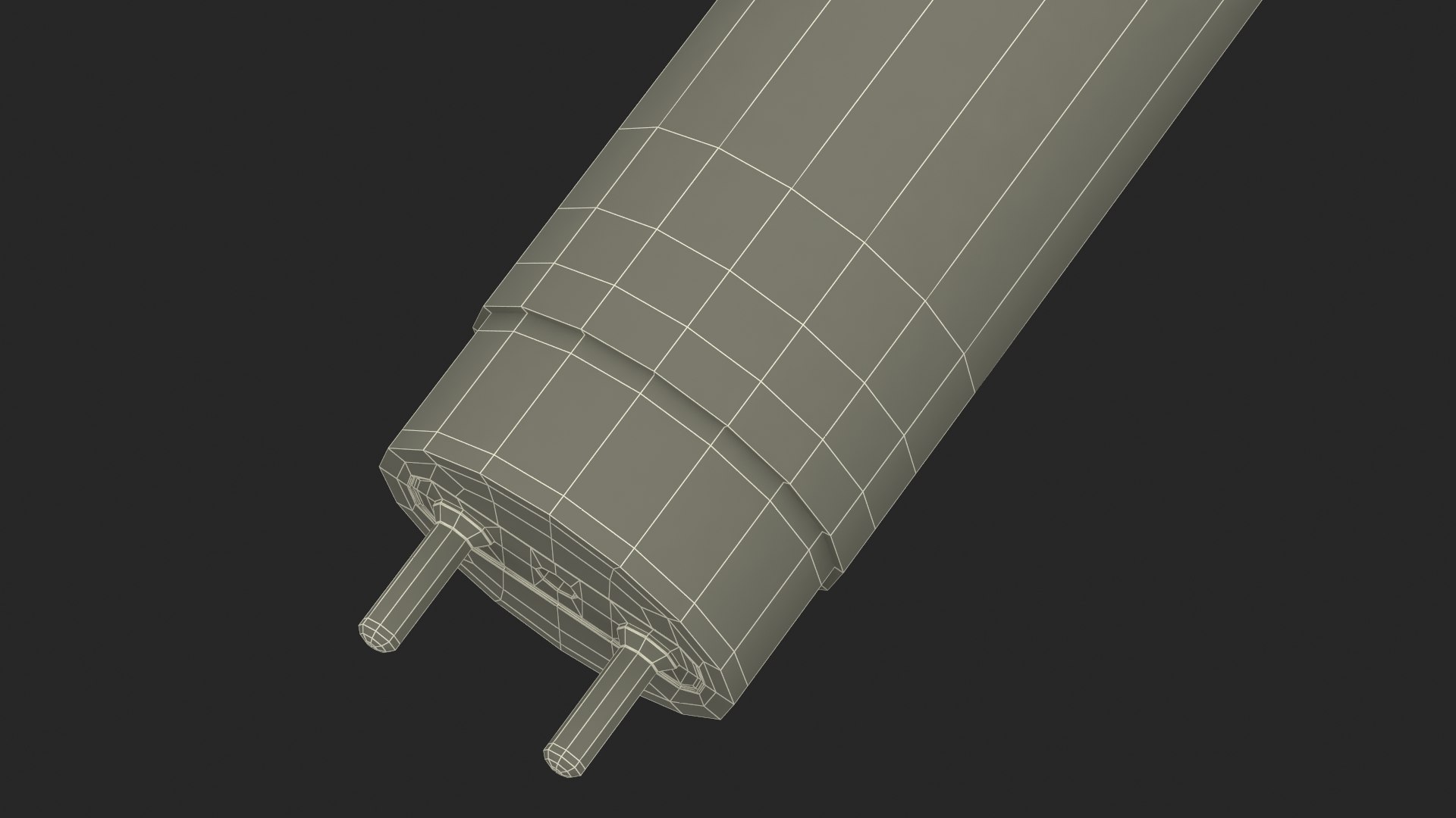 Fluorescent Light Tube Model - TurboSquid 2267782