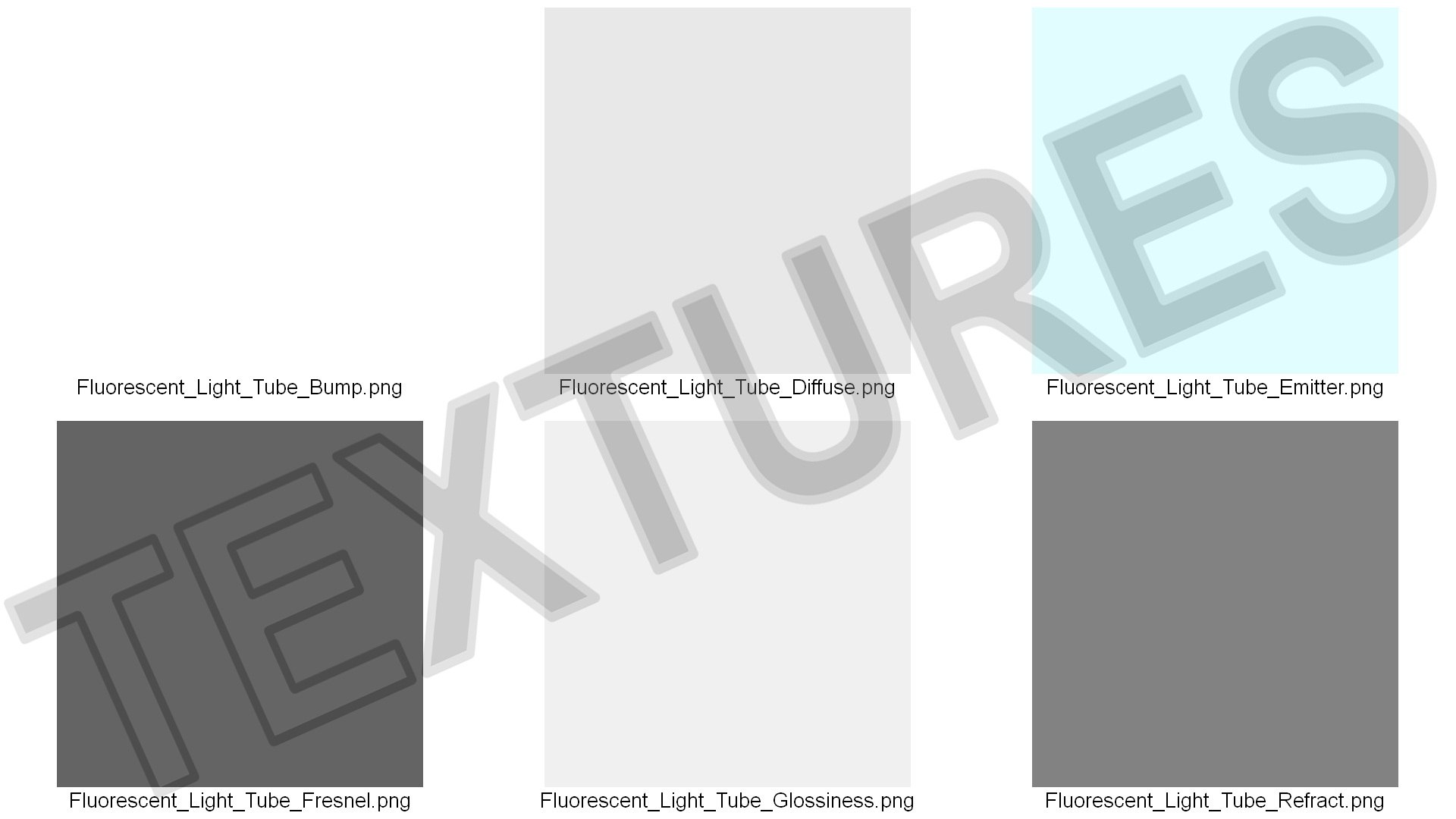 Fluorescent Light Tube Model - TurboSquid 2267782