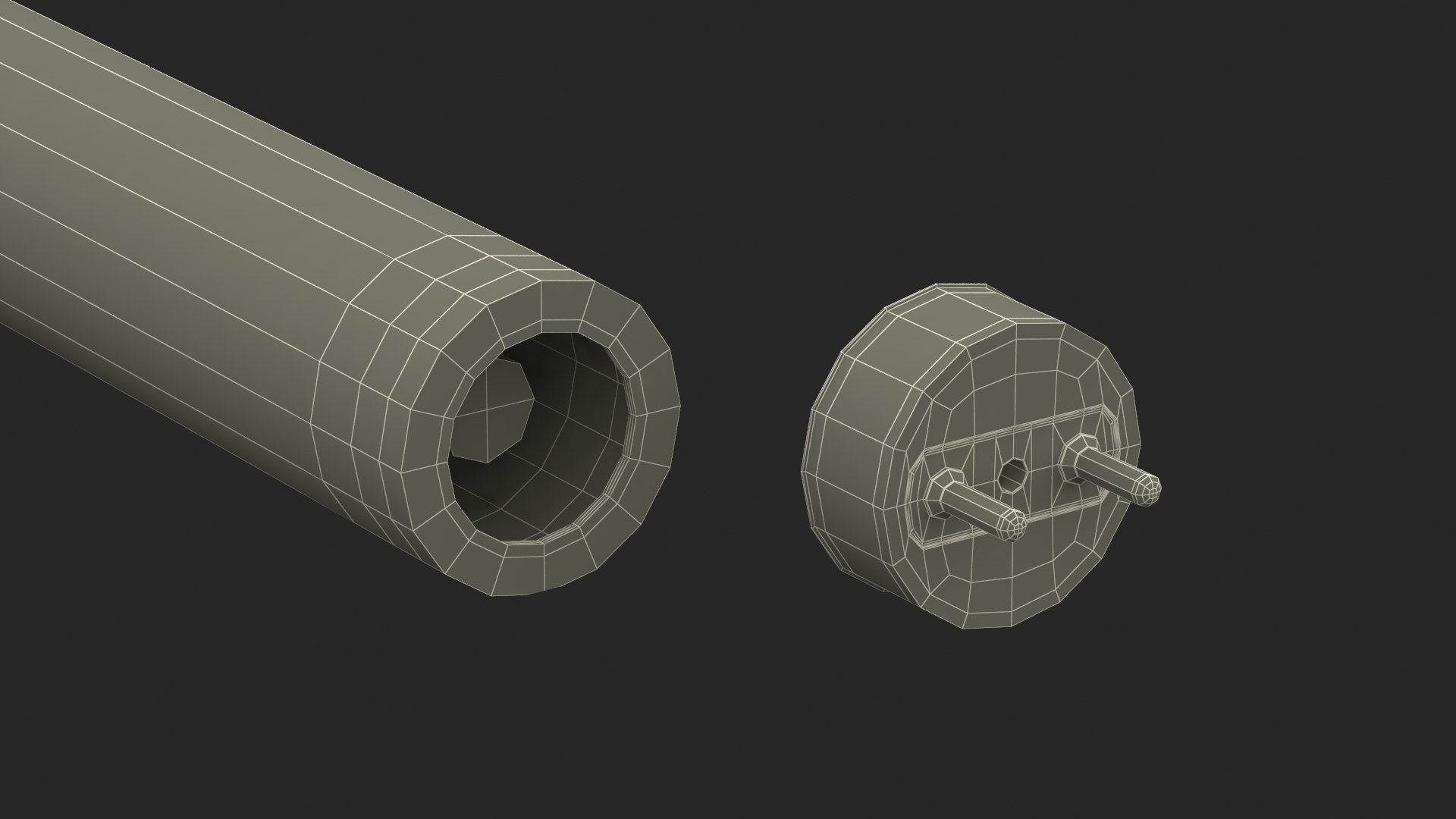 Fluorescent Light Tube Model - TurboSquid 2267782