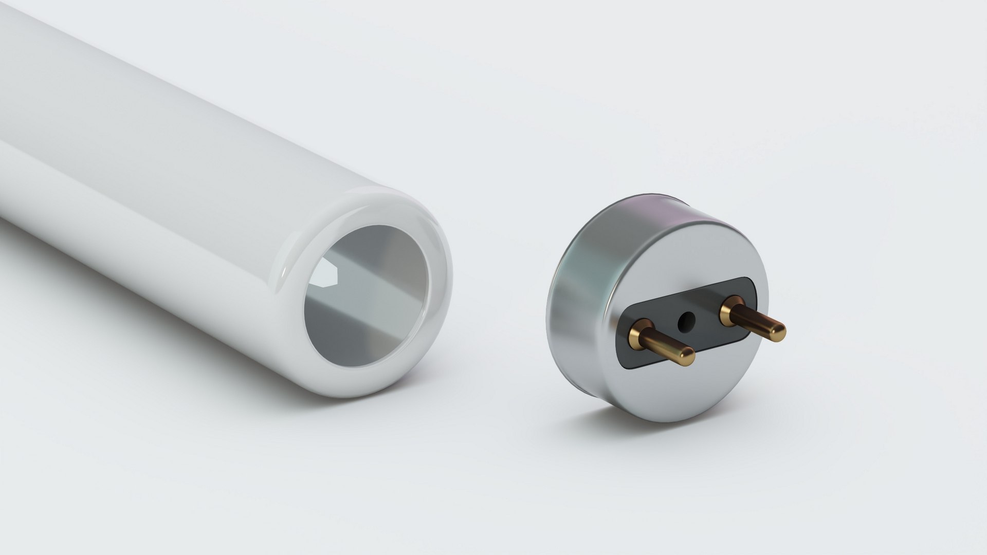Fluorescent Light Tube Model - TurboSquid 2267782