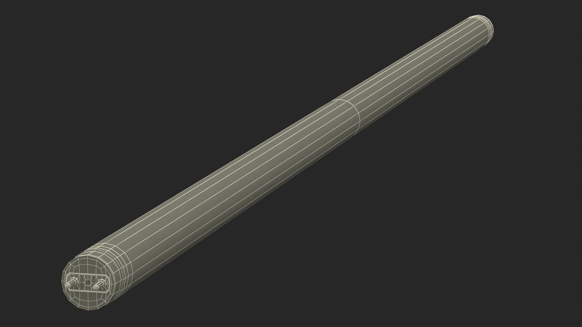 Fluorescent Light Tube Model - TurboSquid 2267782