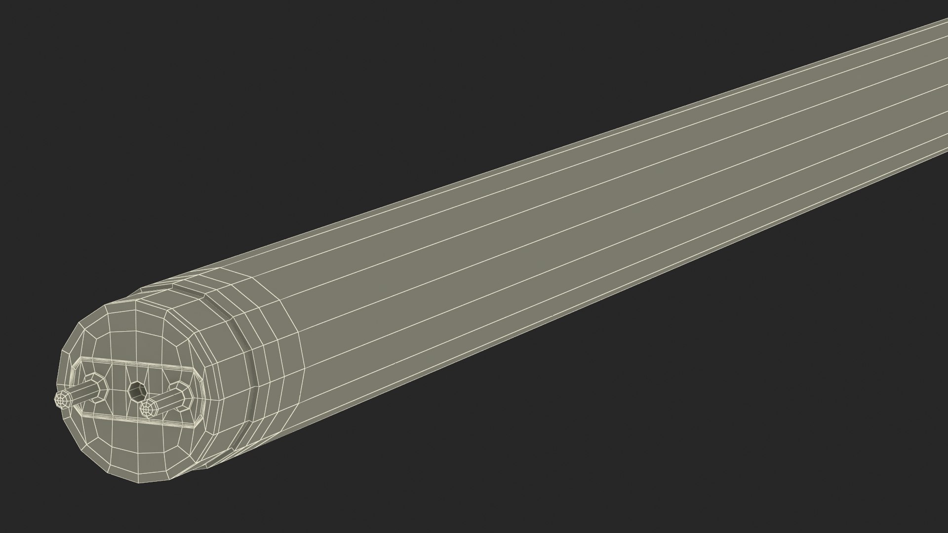 Fluorescent Light Tube Model - TurboSquid 2267782