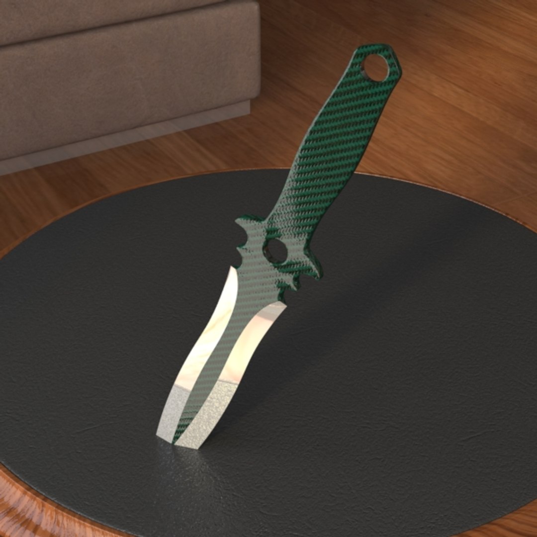 Throwing Knife 3d Model