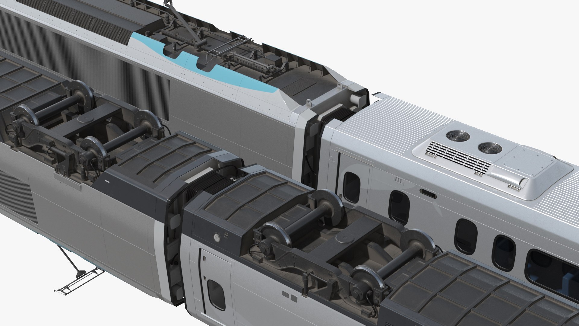 Express train generic 3D model - TurboSquid 1447345