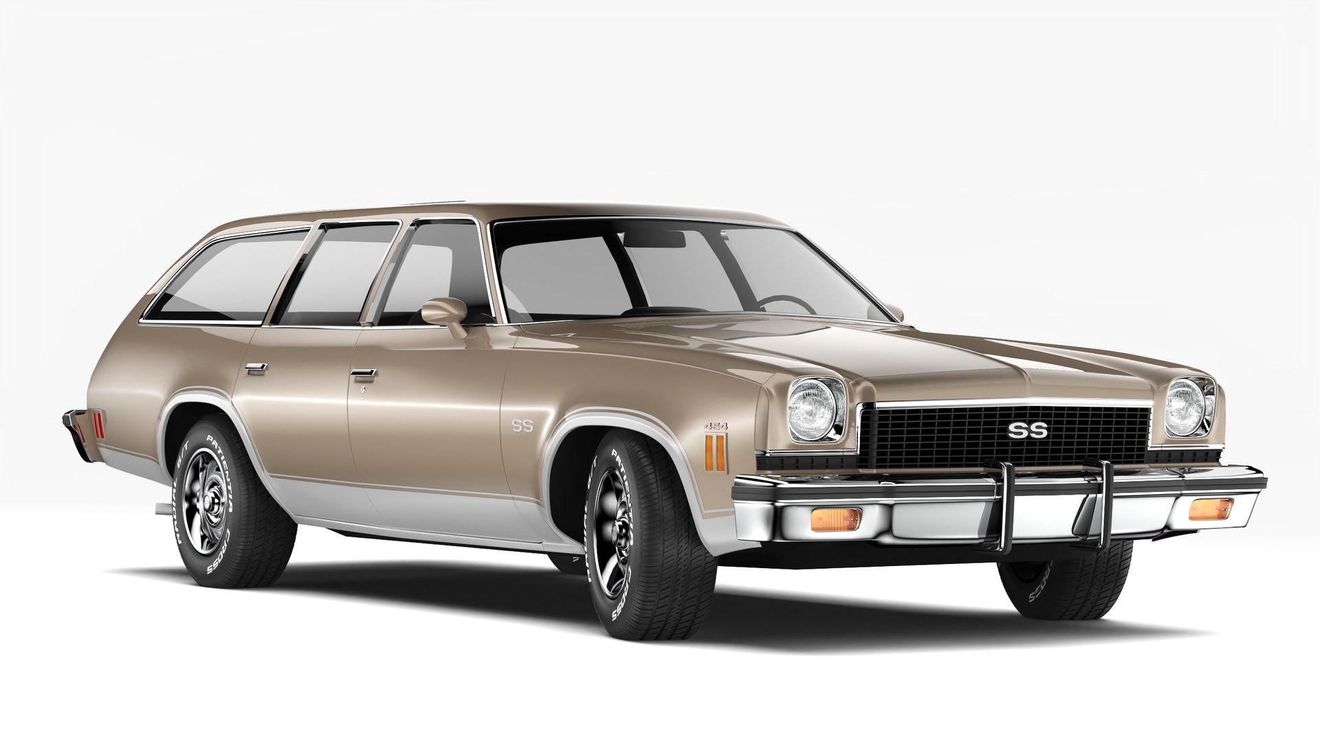 3D Chevrolet Chevelle SS Wagon 1973 Model - TurboSquid 1728881