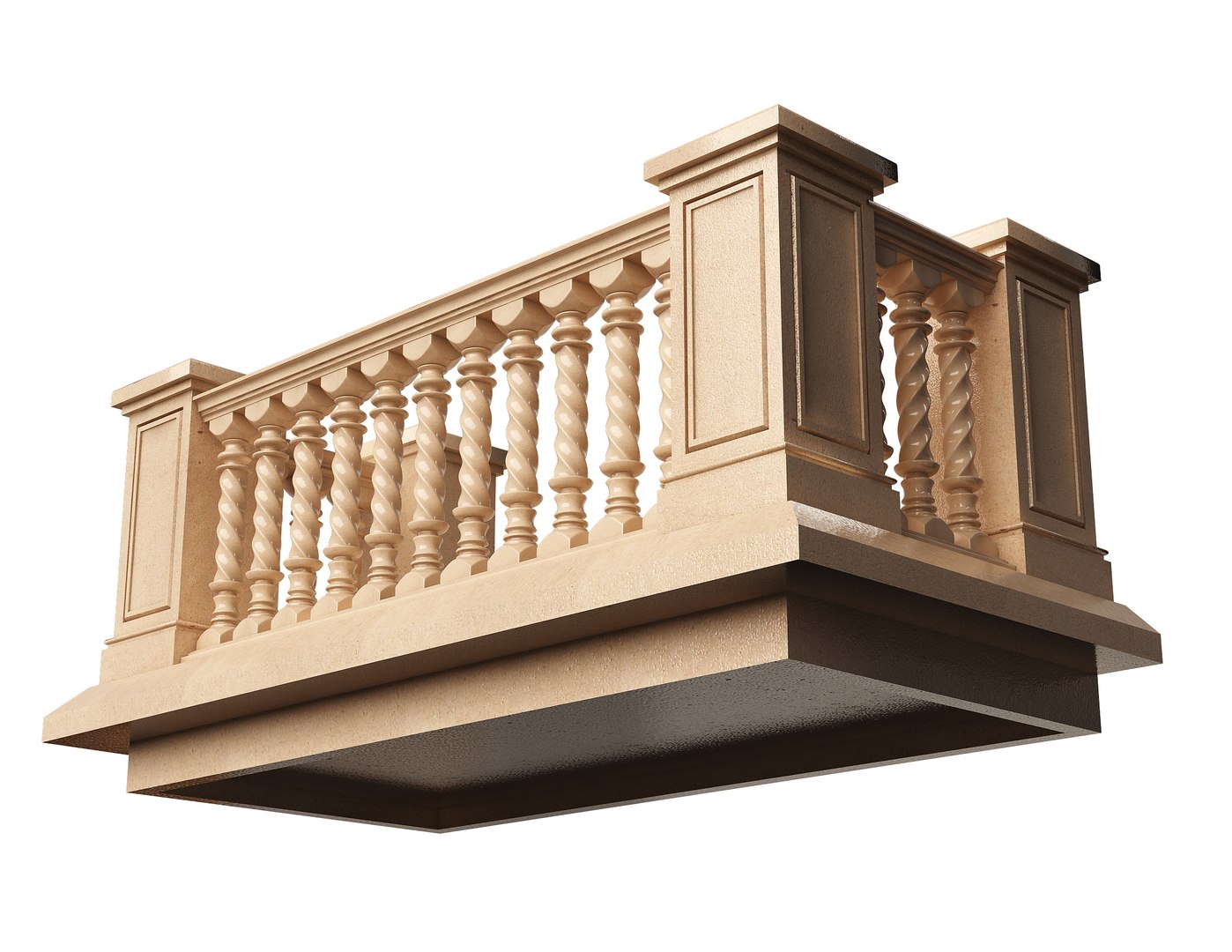 Balcony 01 3D Model - TurboSquid 1730824