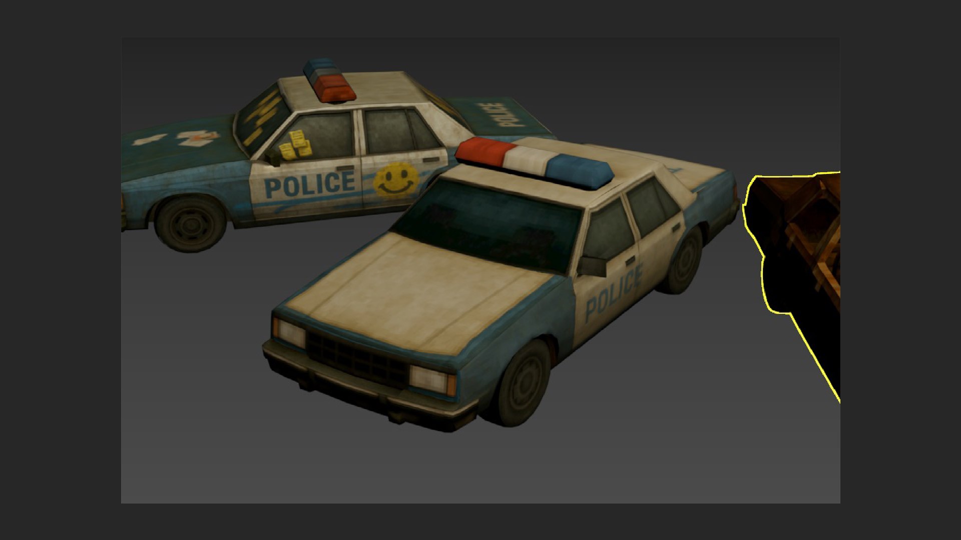 Wrecked Police Cars 3D Model - TurboSquid 2432134