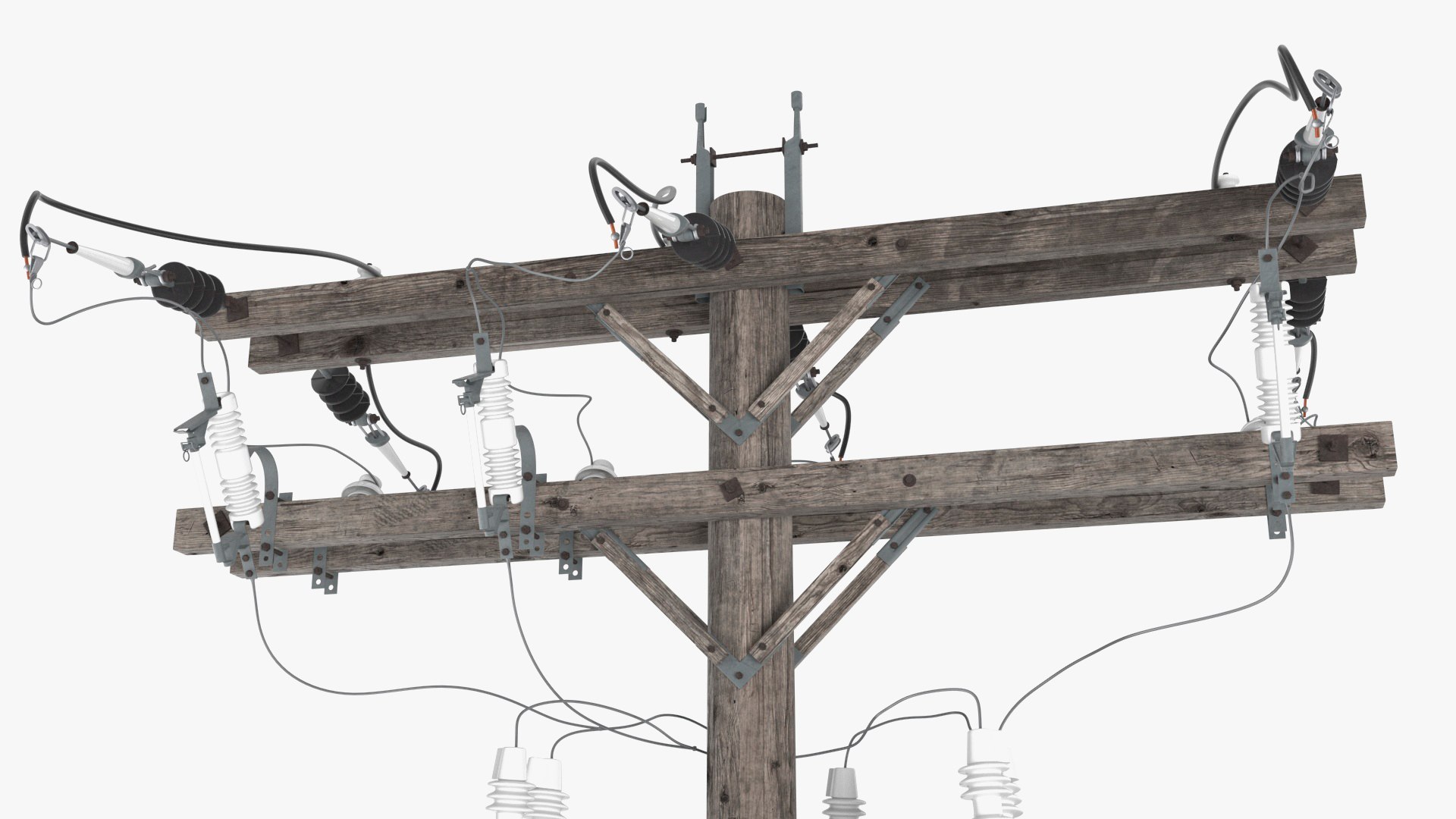 Utility Poles Collection 3D Model - TurboSquid 2346573