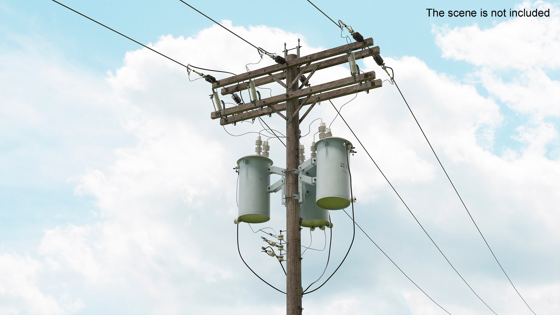 Utility Poles Collection 3D Model - TurboSquid 2346573