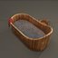 Wooden Medieval Wash Tub 3D Model - TurboSquid 1408545