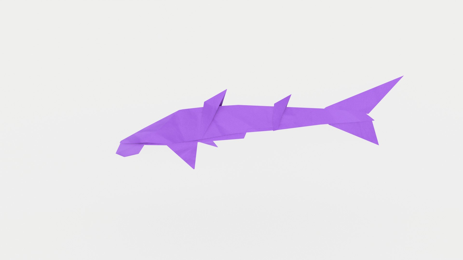Origami Hammerhead Shark Model - TurboSquid 2319993