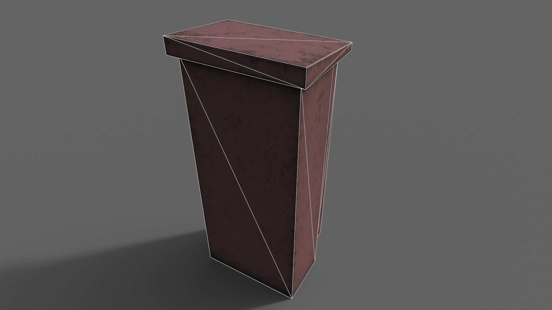 PBR Electric Box Red V5 Model - TurboSquid 1810549