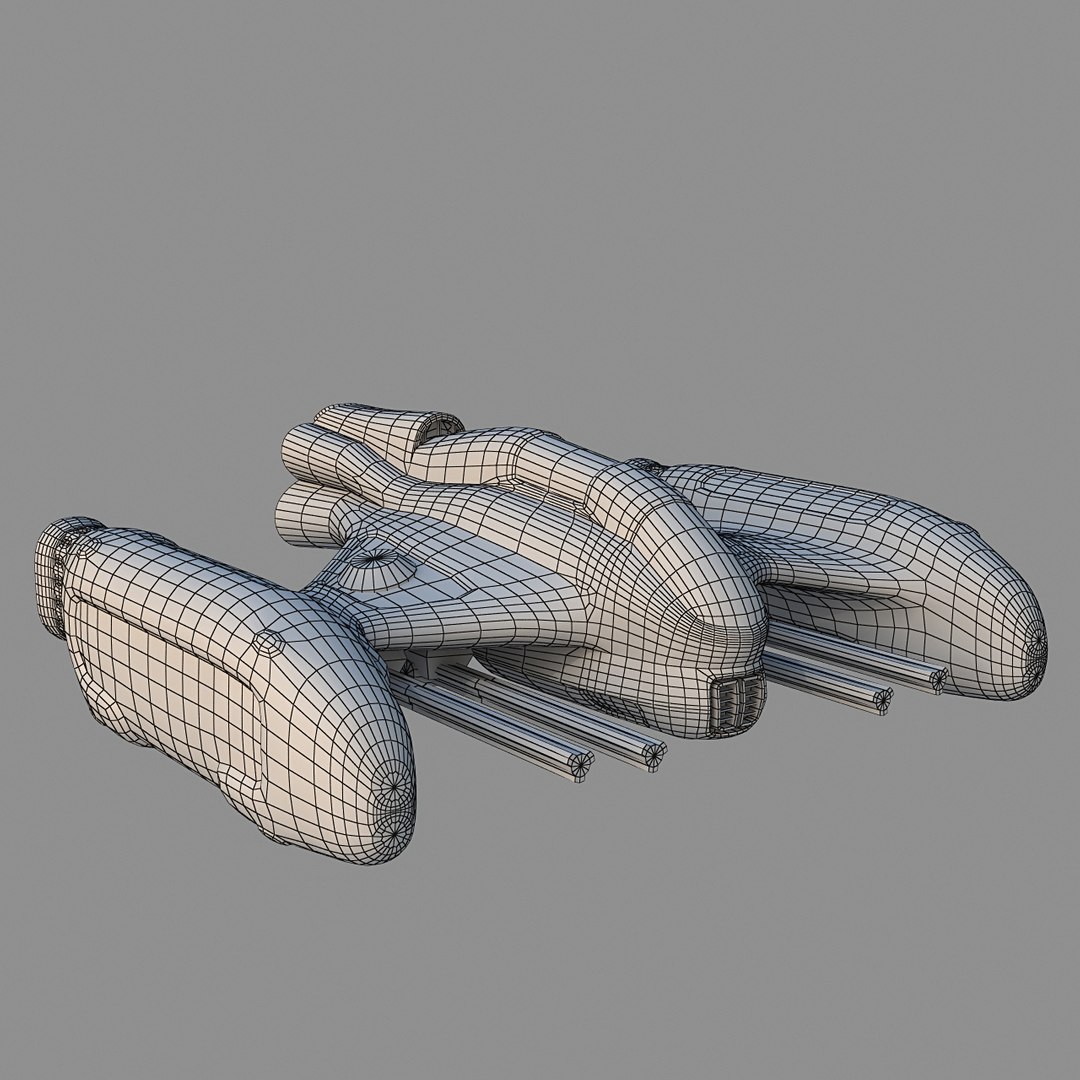 Space Ship 3d Model