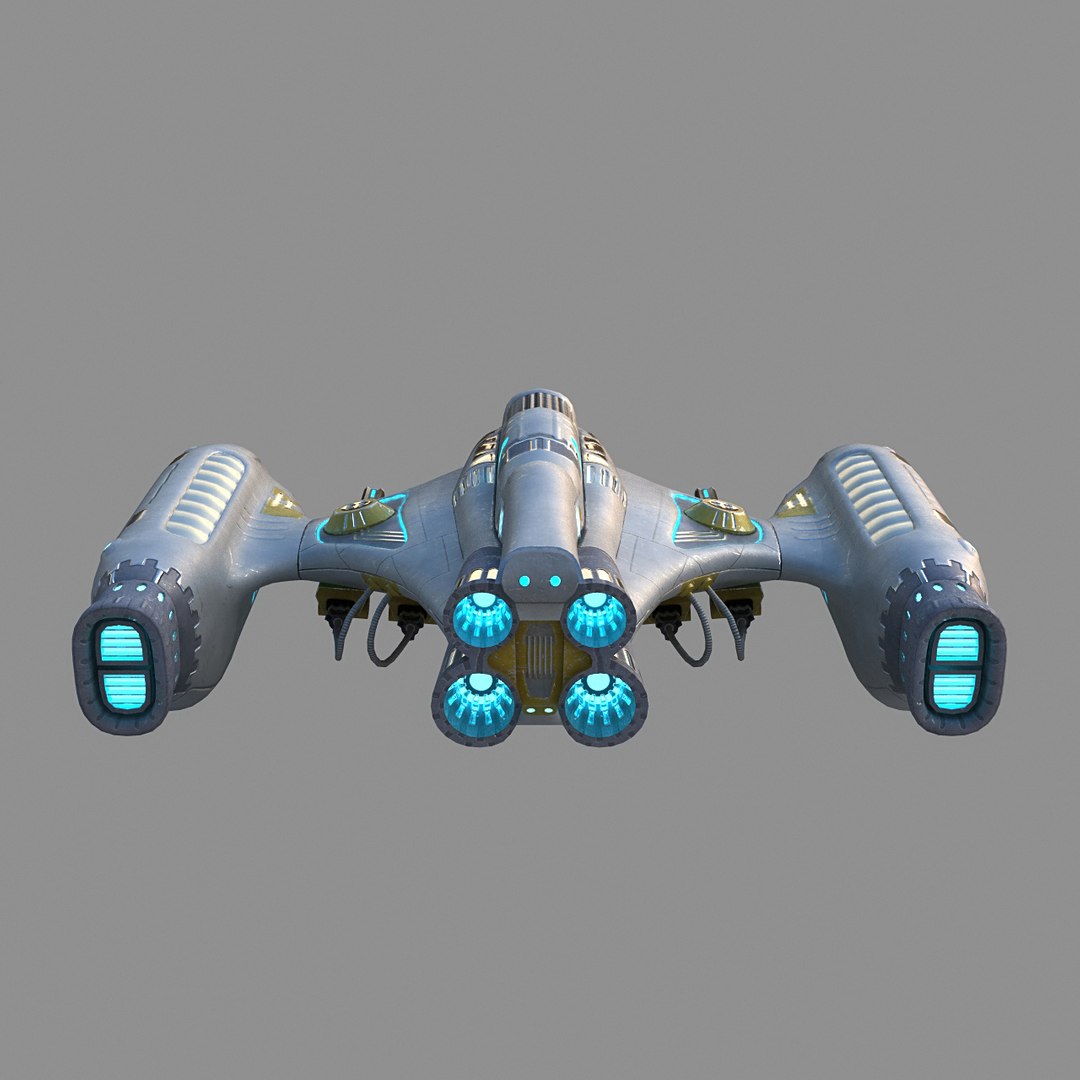 Space Ship 3d Model