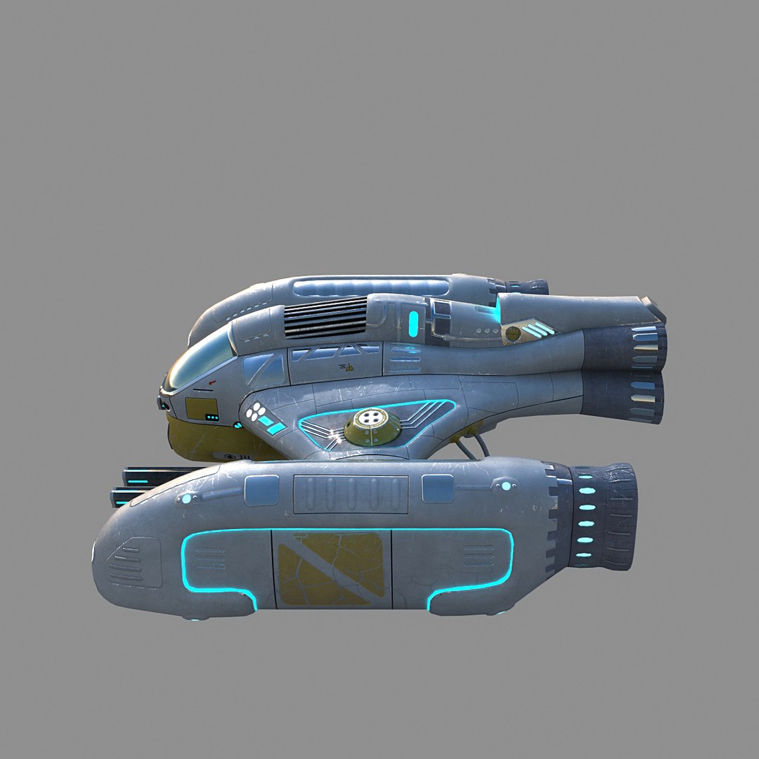 Space Ship 3d Model