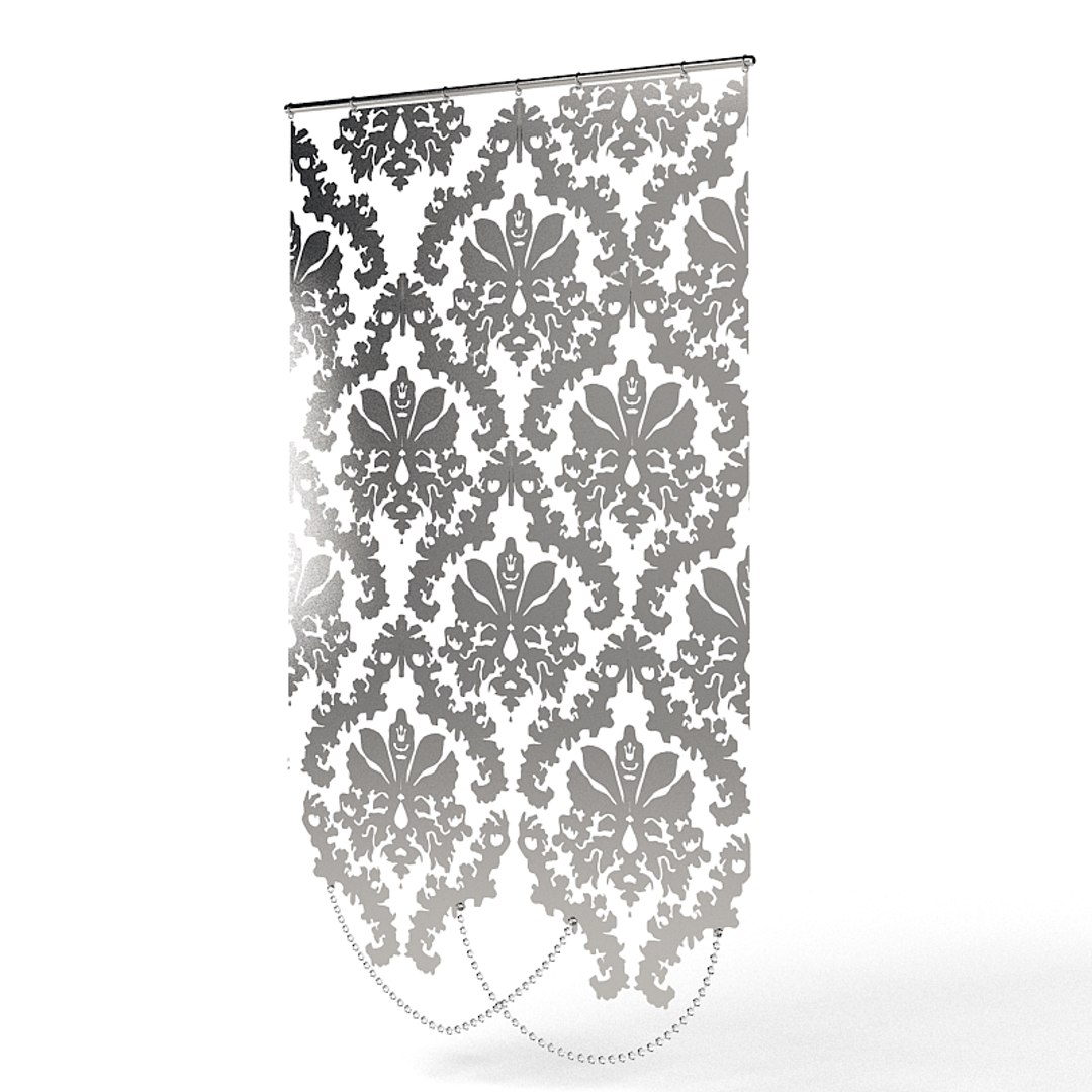 3d curtain decorative screen