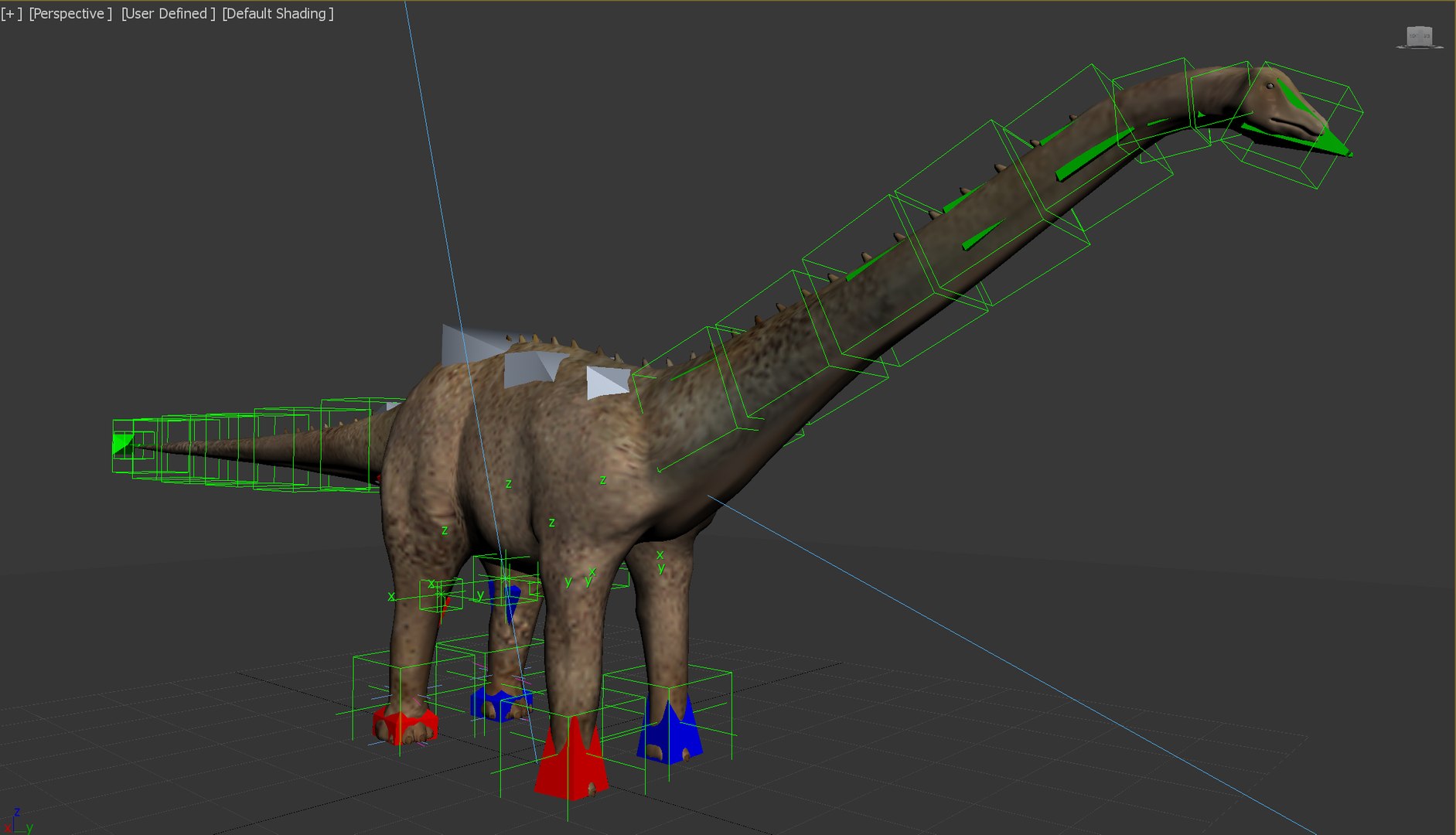 Animate Rigged Diplodocus 3D Model - TurboSquid 1189587