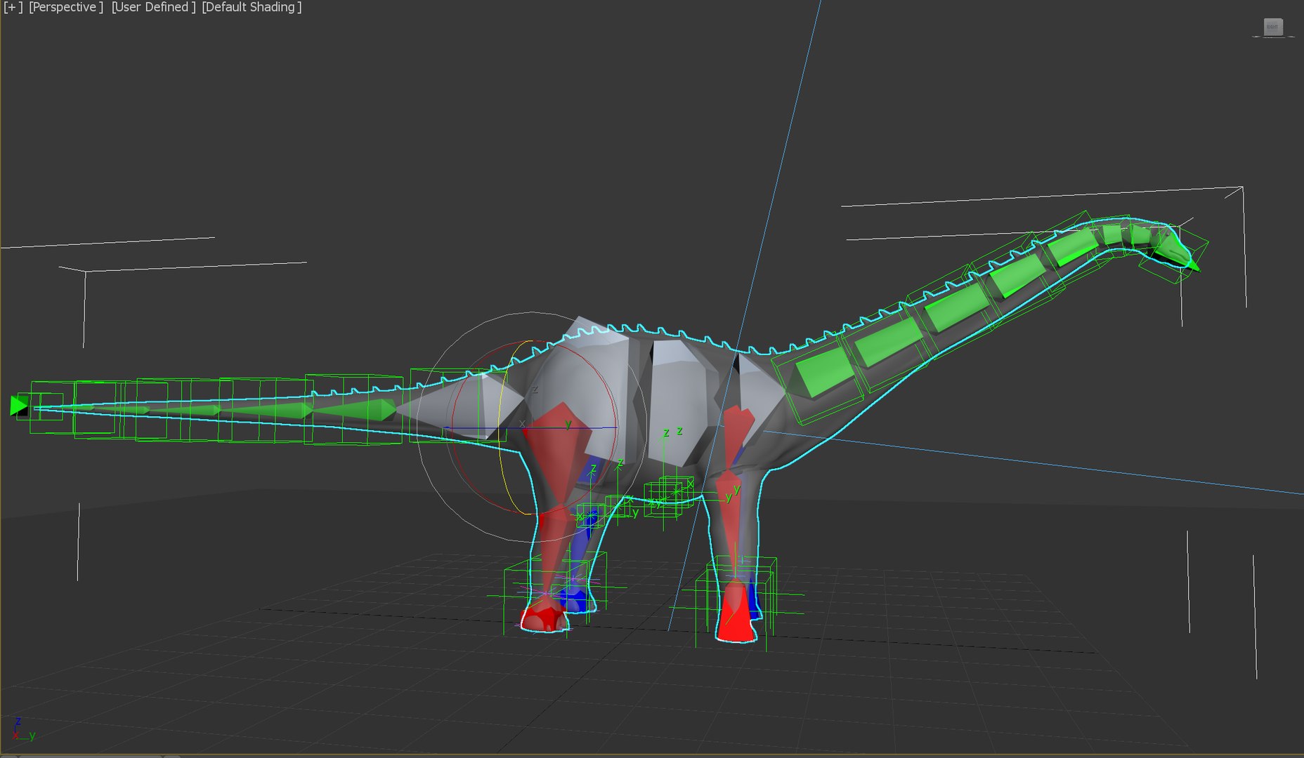 Animate Rigged Diplodocus 3D Model - TurboSquid 1189587