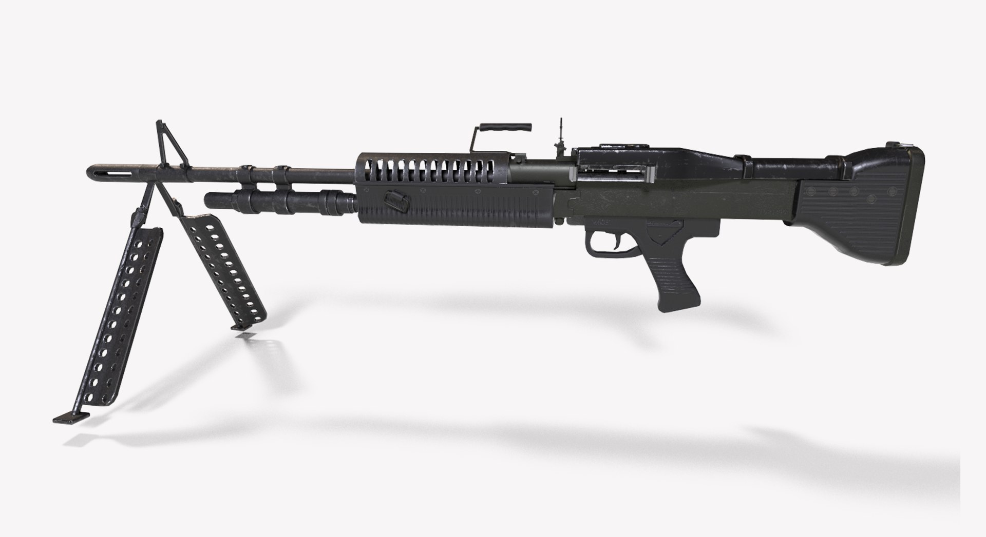 3D M60E1 Light Machinegun - TurboSquid 2069597