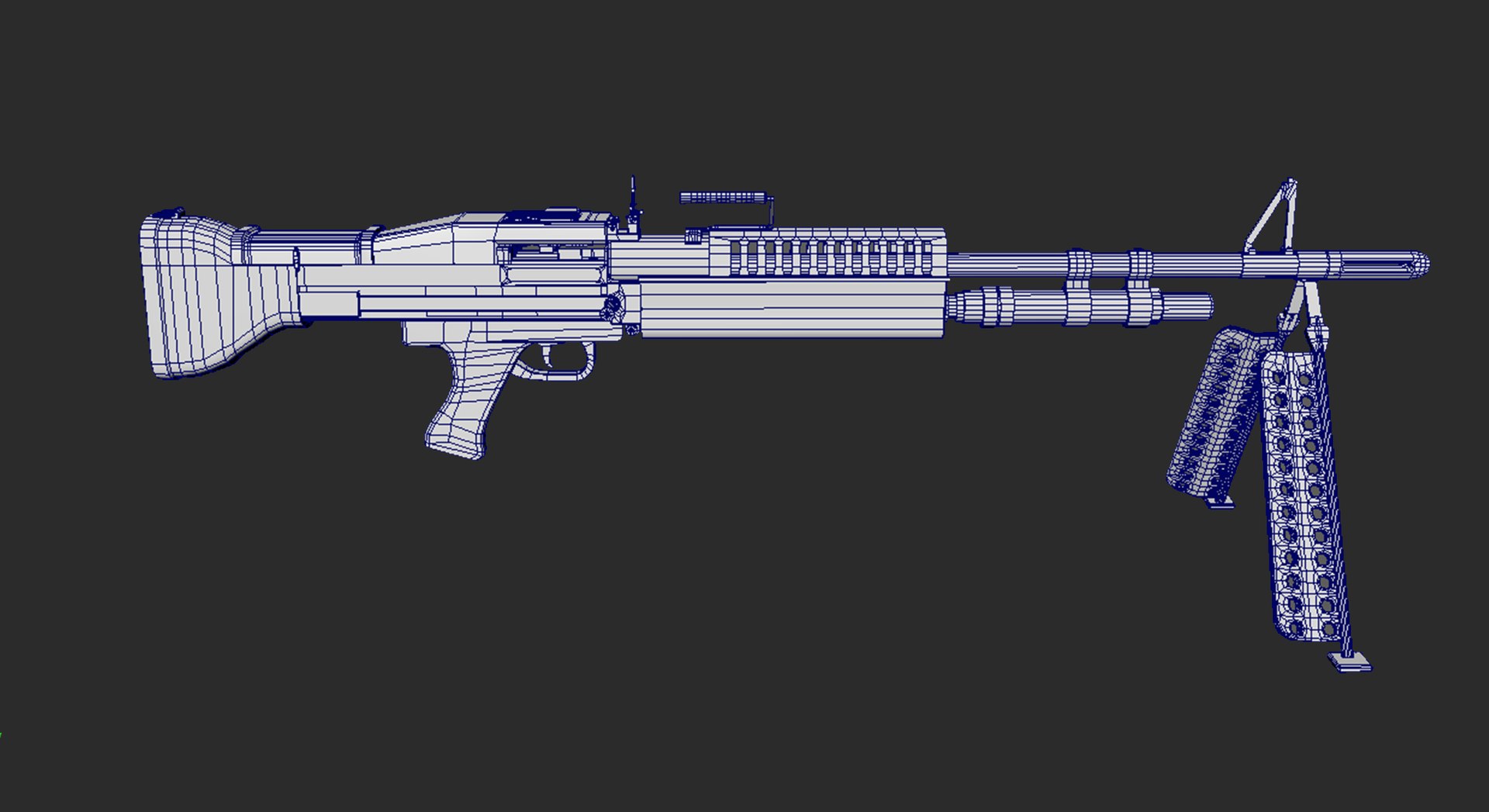 3D M60E1 Light Machinegun - TurboSquid 2069597