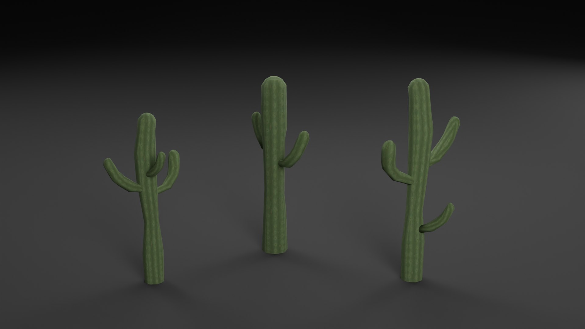3D Low Poly Cactus Model Model - TurboSquid 2344104